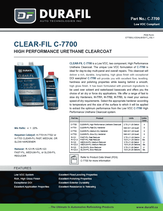 DURAFIL Brochures & Product Data Sheets - MSDS | DURAFIL USA